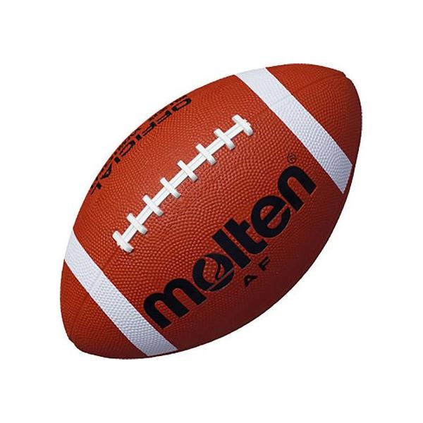【商品説明】中学生以上向けのアメリカンフットボール。【仕様】●素材：ゴム　●サイズ／縦の周囲６９．５〜７０．０ｃｍ：横の周囲５１．９〜５３．１ｃｍ　●重量：約４１１ｇ　●対象：中学生以上：一般・大学・高校用　●カラー：オレンジ　●原産国：タイ