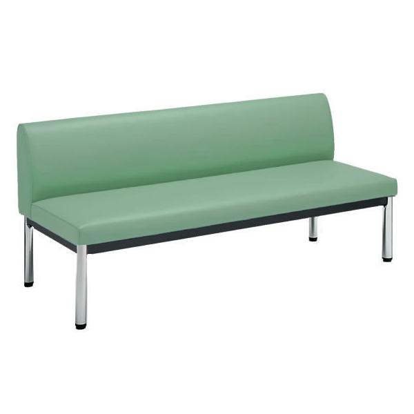 【仕様】汚れがつきにくいビニールレザーを使用したベーシックなベンチタイプです。　●３人掛け●カラー：ライトミント●外寸法：幅１５００×奥行６００×高さ６７０ｍｍ●座面寸法：幅１５００×奥行４５５ｍｍ●座面高さ：３８０ｍｍ●質量：２４．７ｋｇ...