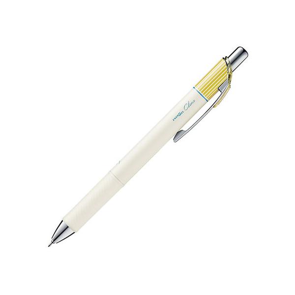【仕様】ふんわり纏う、大人クラシカルなエナージェル　スッと書けてサッと乾く、エナージェルインキ採用。統一感ある生成り色の軸とストライプ柄は上品さや個性を表現し、ふんわりしつつもクラシックな雰囲気纏うエナージェルです。　●軸色：ミモザイエロー...