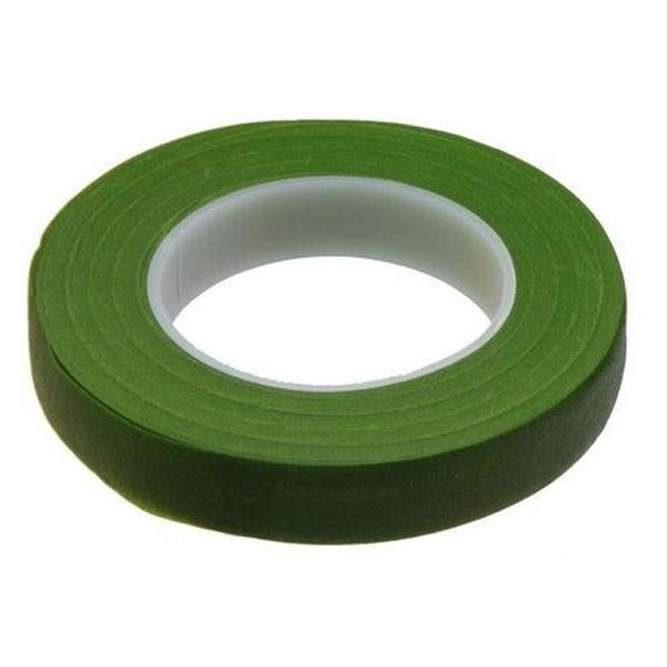 【商品説明】アレンジの必需品フローラルテープのお買い得商品です！【仕様】●サイズ：幅１２．５ｍｍ×長さ２５ｍ●材質：紙●規格：弱粘着●注文単位：１巻