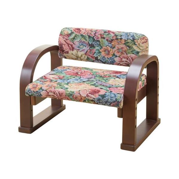 【商品説明】手すり付きで立ち座りラクラク！！　正座が疲れずヒザもラク！！　背もたれ付きでゆったり座れます。　座面の高さはお好みに合わせて３段階に調節できます。　ひじ掛けを支えに立ち座りできるので、ひざや腰にやさしい！　組立不要完成品【仕様】...