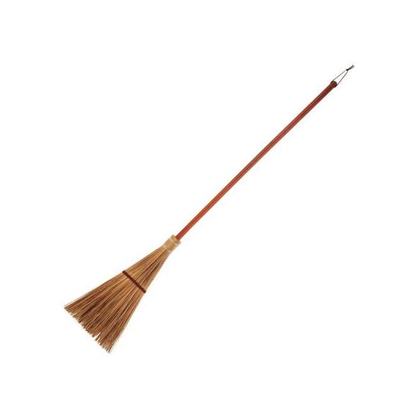 【商品説明】非常に弾力性のある穂が、落ち葉や小石を効率良く、しっかりと掃き出します。【仕様】●製品サイズ：約幅２５×奥行５×高さ１３５ｃｍ、穂幅／２５ｃｍ、全長／約１３５ｃｍ　●材質：穂／ヤシの葉脈、柄／木に塗装　●重量：約５２０ｇ