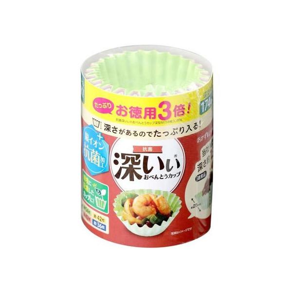 【商品説明】抗菌深いぃカップの、たっぷり使える大容量パックです。　深型タイプなので、おかずをたっぷり入れてもこぼれないおかずカップです。　銀イオンの抗菌効果で菌の繁殖を抑えます。　定番の赤・黄・緑に紺色を追加しました。七宝柄のデザインは和す...