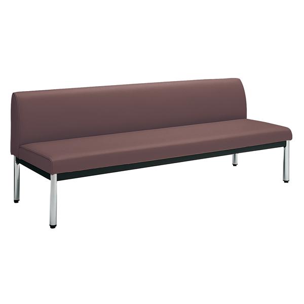 【仕様】汚れがつきにくいビニールレザーを使用したベーシックなベンチタイプです。　●３人掛け●カラー／ダークブラウン●外寸法／幅１８００×奥行６００×高さ６７０ｍｍ●座面寸法／幅１８００×奥行４５５ｍｍ●座面高さ／３８０ｍｍ●材質／座：（張り...