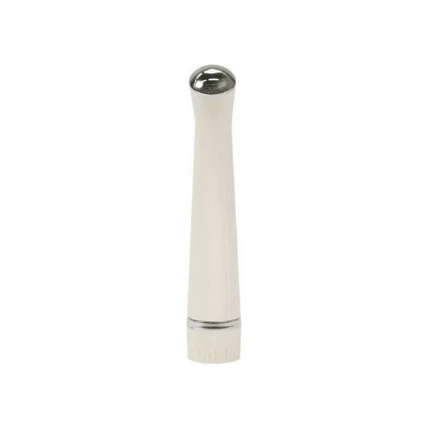 【商品説明】目元を微振動でやさしくケア。　携帯に便利なスティック型。　乾電池式タイプ。【仕様】●カラー：ホワイト　●使用電池：単３形乾電池×１本（別売）　●材質：ＡＢＳ樹脂、アルミニウムメッキ　●寸法：約Ｗ２．４×Ｈ１３×Ｄ２．７ｃｍ　●質...