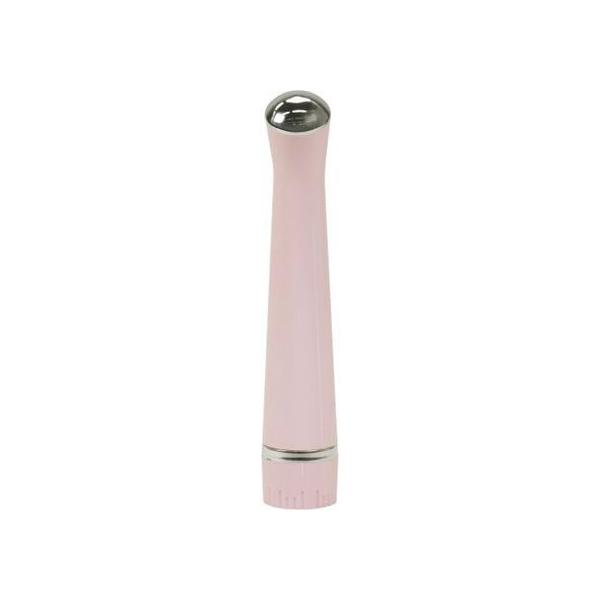 【商品説明】目元を微振動でやさしくケア。　携帯に便利なスティック型。　乾電池式タイプ。【仕様】●カラー：ピンク　●使用電池：単３形乾電池×１本（別売）　●材質：ＡＢＳ樹脂、アルミニウムメッキ　●寸法：約Ｗ２．４×Ｈ１３×Ｄ２．７ｃｍ　●質量...