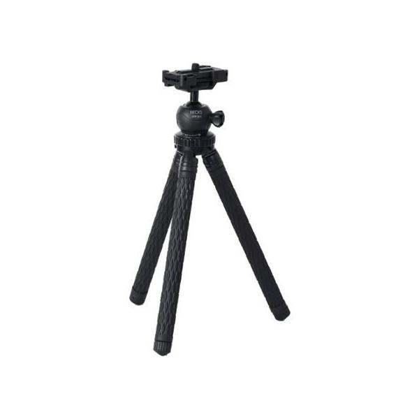 【商品説明】コンパクトサイズでも脚を伸ばすと１０３５ｍｍまで伸びるので丁度よい高さにセッティング可能。軽量コンパクトで持ち運びも便利。スマホ動画の視聴、撮影に便利！。スマートフォンフォルダー上部にアクセサリーシューを搭載。ＬＥＤなどのライテ...