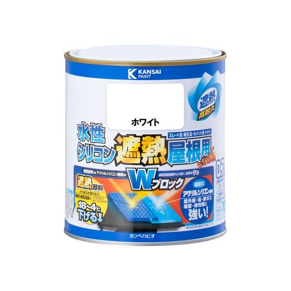 【商品説明】●特殊遮熱顔料と赤外線反射顔料が赤外線を反射し、同じ色の従来塗料と比較して屋根の表面温度の上昇を抑えます。また室内温度の上昇を抑える効果もありますので、節電・省エネ効果も期待できます。●遮熱顔料と高耐久アクリル・シリコン樹脂配合...