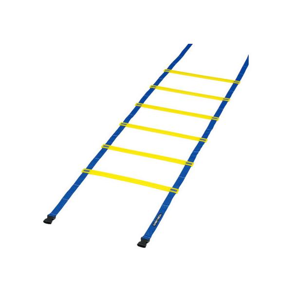 【商品説明】ラダートレーニングは様々なスポーツ選手の基礎トレーニングの定番です。素早いステップや敏捷性を養うトレーニングはもちろん、介護予防の歩行運動などにもオススメです。【仕様】●素材・材質：ベルト／ナイロン、プレート（黄）／ＰＥ樹脂　●...