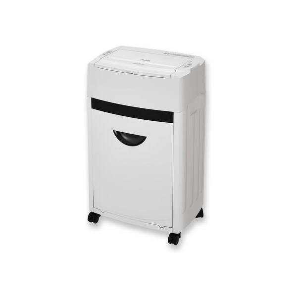 【商品説明】最大３００枚セット可能なＡ３用紙対応のオートフィードシュレッダーです。細断中も他の事が出来るので仕事効率化。【仕様】●外形寸法：幅４５３×奥行３２５×高さ７３５ｍｍ●質量：約２１．１ｋｇ●最大裁断枚数：８枚●定格裁断枚数：７枚●...