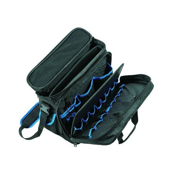 【商品説明】●丈夫なナイロン繊維を使用し、傷が付きにくいです。●工具入れポケットは取り外し可能です。●ツールポケットは90°まで広げることができます。【仕様】●型番：116.01　●色：ブラック●幅（mm）：450●奥行（mm）：200●高...