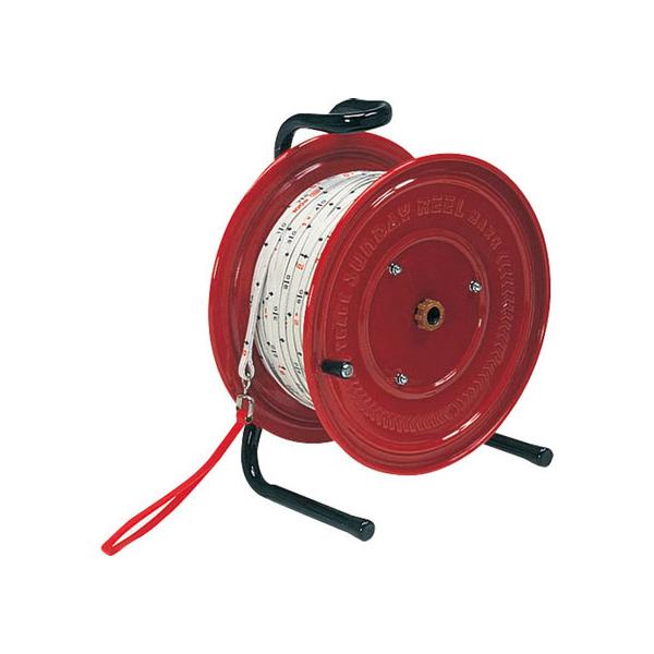 【商品説明】１００ｍの検尺ロープを巻き取ることが可能な巻取器。【仕様】●素材・材質：スチール（メラミン焼付塗装）　●仕様：検尺ロープ１００ｍ用、検尺ロープ（Ｇ−１１９２）別売　●サイズ：幅２８×奥行１８×高さ３３ｃｍ　●商品重量：２．２ｋｇ...