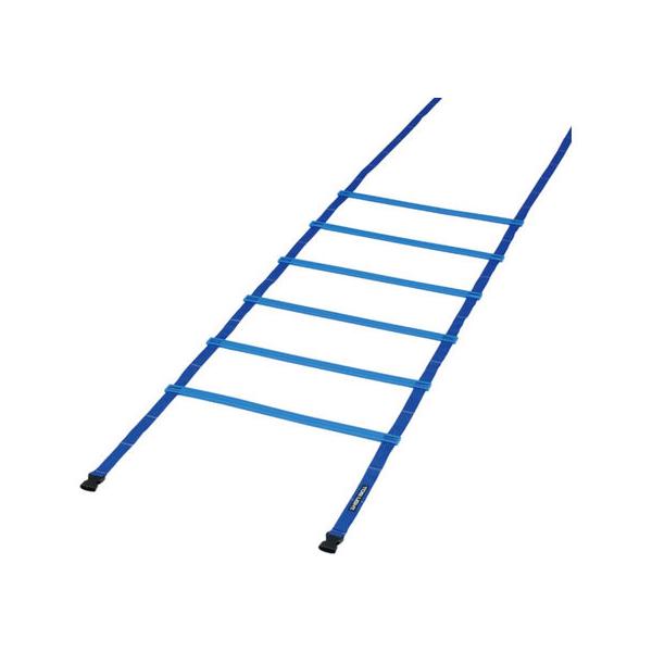 【商品説明】ラダートレーニングは様々なスポーツ選手の基礎トレーニングの定番です。素早いステップや敏捷性を養うトレーニングはもちろん、介護予防の歩行運動などにもオススメです。【仕様】●素材・材質：ベルト／ナイロン、プレート（青）／ＰＥ樹脂、　...