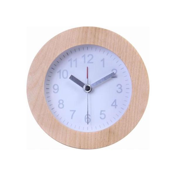 【仕様】●カラー：ホワイト　●サイズ：Ｗ１０２×Ｄ４２×Ｈ１０２ｍｍ／重量：０．２ｋｇ　●電源：単３電池１個（別売）　●ムーブメント：ＯＳＴＥＲＦ５５５　●ムーブメントタイプ：スイープ　●天然木／ガラス