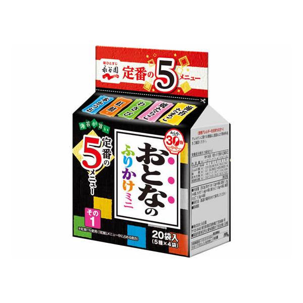 【仕様】香りのよい本かつおと海苔の相性がよい「本かつお」、脂の乗りがよいとされる紅鮭を使用したコクのある味わいの「紅鮭」、わさびのツンとした香りとかつおの旨みが効いた「わさび」、焼たらこの風味と海苔が香る「焼たらこ」、海苔とかつおの風味を効...