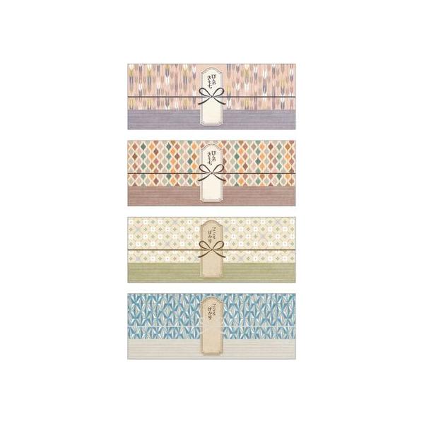 【商品説明】懐かしさの中にモダンを感じる幾何学柄。　きらめくパールがギフトシーンを上品に彩るラッピングアイテム。　きらめくパール加工と伊予和紙の上品な風合い。　お土産や差し入れ、プレゼント等、ちょっとした贈りものに、「くるっと巻いてシールで...