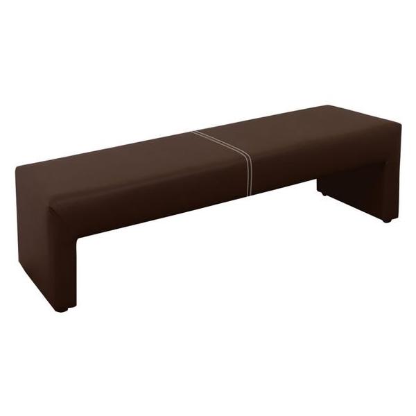 【商品説明】センターに入ったステッチがおしゃれなベンチ。　商業施設やロビー、病院の待合室など、様々な場所でご利用いただけます。【仕様】●品番：CARA-1500-2-BR●カラー：ブラウン　●外寸法：幅１５００×奥行５００×高さ４２０ｍｍ　...