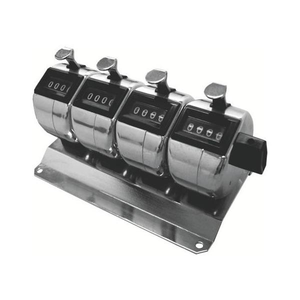 【商品説明】●連式数取器は発売されて何十年と経っており成熟した市場でありますがコンスタントに売れているロングセラー商品です。●工場の製品検品や各研究所の薬品管理、在庫管理などに適しています。【仕様】●型番：H-102M-4　●計数範囲：4連...