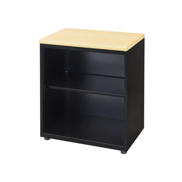 【仕様】●外寸／幅６００×奥行４００×高さ７００ｍｍ　●有効内寸／幅５９５×奥行３３５×高さ６１０ｍｍ　●耐荷重／天板：８０ｋｇ／中段：３０ｋｇ／下段：３０ｋｇ　●カラー／天板カラー：ナチュラル／本体カラー：ブラック　●材質／天板：パーティ...