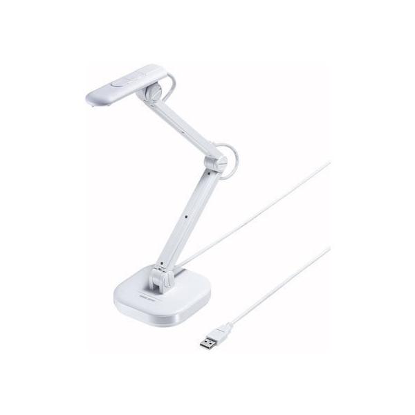 【仕様】ＵＳＢで接続する、電源不要の書画カメラです。　８００万画素オートフォーカスカメラ、細かい文字や小さな被写体の細部のキャプチャが可能です。　カメラ本体にＬＥＤライトを搭載しています。　アーム部分を折りたたむと非常にコンパクトに収納する...