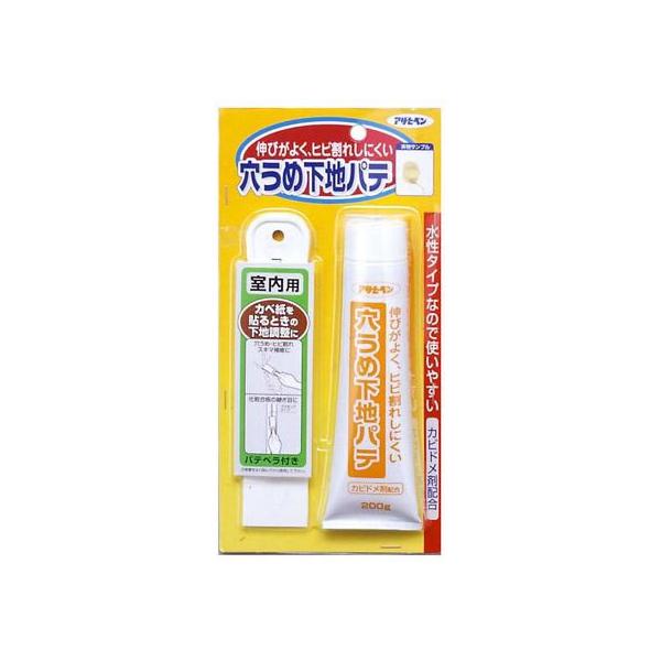 【商品説明】●カベ紙を貼る時の室内壁の穴うめ・ヒビ割れ・スキマなどの補修や、化粧合板の継ぎ目をうめるのに適しています。●水性タイプなので、取り扱いが簡単です。●カビドメ剤入りですので、カビの発生を防ぎます。●【用途】カベ紙を貼る時の下地調整...