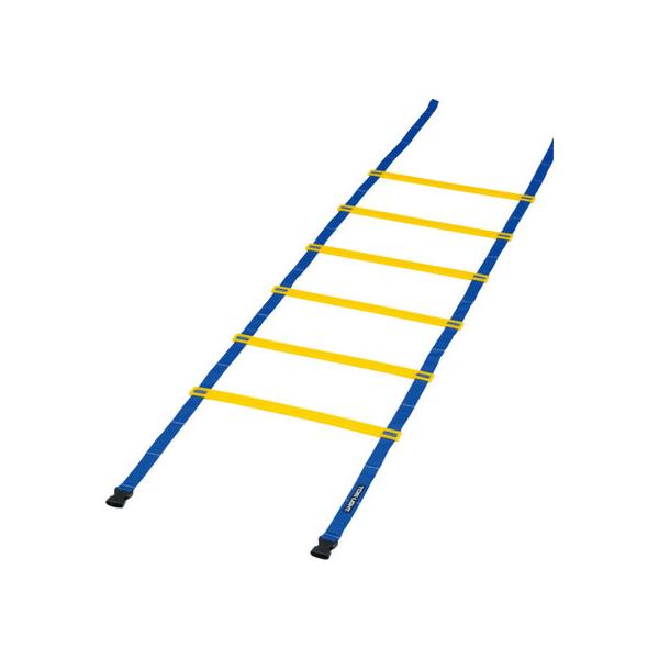 【商品説明】ラダートレーニングは様々なスポーツ選手の基礎トレーニングの定番です。素早いステップや敏捷性を養うトレーニングはもちろん、介護予防の歩行運動などにもオススメです。【仕様】●素材・材質：ベルト／ナイロン、プレート（黄）／ＰＥ樹脂　●...