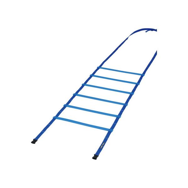 【商品説明】ラダートレーニングは様々なスポーツ選手の基礎トレーニングの定番です。素早いステップや敏捷性を養うトレーニングはもちろん、介護予防の歩行運動などにもオススメです。【仕様】●素材・材質：ベルト／ナイロン、プレート（青）／ＰＥ樹脂　●...