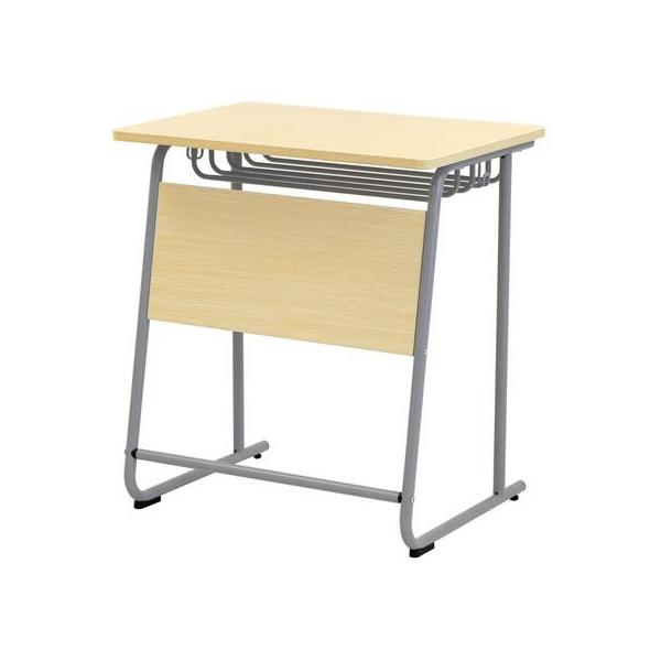 【商品説明】学習塾や教育施設で大人気！頑丈でシンプル＆コンパクトな使いやすいデスクです。　網棚や両サイドにフックがついていて、テキストをしまったりバッグをかけたり出来るので使い勝手も抜群！軽くて移動もしやすいサイズは、セミナーなど頻繁にレイ...