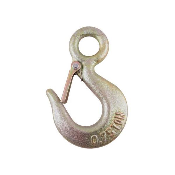 【商品説明】●メッキ加工をしています。【仕様】●型番：EL0.75　●基本使用荷重（t）：0．75　●寸法（mm）C：23　●寸法（mm）D：19　●寸法（mm）H：110　●寸法（mm）L：72　●ラッチ付　●スチール