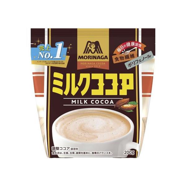 【商品説明】安心と信頼のロングセラーブランドでからだにうれしい食物繊維やポリフェノールを含むおいしいココア。【仕様】●注文単位：１袋（２００ｇ）