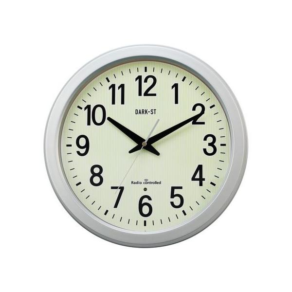 【商品説明】電波受信で簡単時刻自動時刻合わせ。盤面蓄光機能は夜間や停電時に盤面全体が発光するので視認性抜群です。暗闇では明暗センサーが感知し秒針を停止する省エネ設計です。【仕様】●型番：ＧＤＫＮ−００３●寸法：約幅３１２×高さ３１２×厚さ４...
