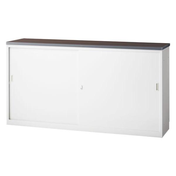 【商品説明】シンプルなデザインで安心の国産品です。【仕様】●外寸法：幅１８００×奥行４５４×高さ９５０ｍｍ●材質：天板／メラミン化粧版・ソフトエッジ巻、本体／スチール製●重量：７４ｋｇ●機能：アジャスター付、横連結式●カラー：天板／ウォール...