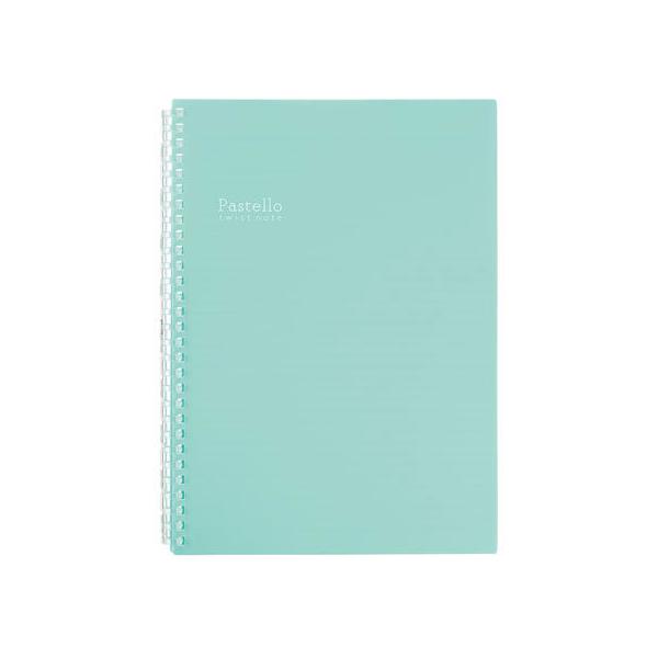 【商品説明】リーフの〇印を持ち、上下斜めに軽く引くと、とじ具が開きます。リングをつまむだけで閉じられます。【仕様】●色：ライトグリーン●サイズ：セミＢ５・２９穴●外寸法：縦２５２×横１８５×背幅１２ｍｍ●仕様：リーフ３０枚●材質：表紙／ポリ...