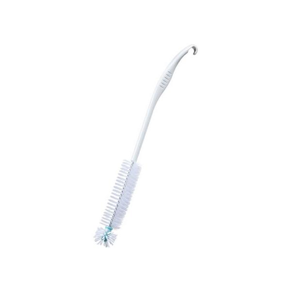 【商品説明】●スリムなので水はねしにくく、先端の強力ブラシで底もしっかり洗えます。●握りやすく滑りにくいグリップ。【仕様】仕様サイズ：幅約３．５×奥行４．８×高さ３８．５ｃｍ内容量：１本材質：ハンドル：ポリプロピレン、先端パーツ：ポリプロピ...