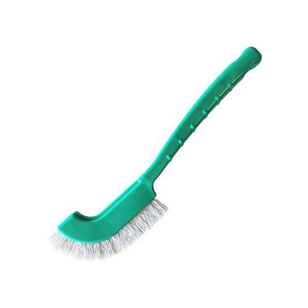 【商品説明】家中使えるやわらかめの薄型カーブブラシ。【仕様】●製品サイズ：約６×２３×１ｃｍ　●重量：約３０ｇ　●材質：ブラシ／ポリプロピレン、グリップ／ポリプロピレン　●耐熱温度：約７０℃