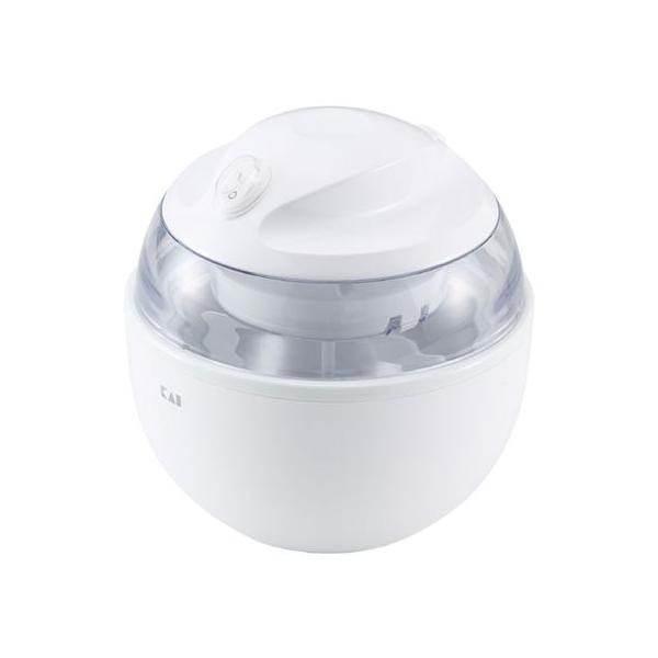 【商品説明】●材料を入れて約１５分で適度に空気を含んだなめらかなアイスに。●ちょうど良い食べきれる量［約２００ｍｌ（２人分）］が作れる。●冷凍庫でスペースに困らないコンパクトサイズ。●アイスクリーム、シャーベット、フローズンヨーグルト等いろ...