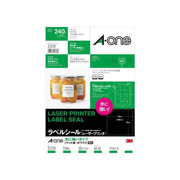 【商品説明】特殊加工なので表面はもちろん、断面にも耐水性があります。粘着剤も水に強いタイプの糊を使用しています。水に強いタイプマット紙・ホワイト【仕様】Ａ４判　１２面　２０シート（２４０片）　耐水紙　レーザー