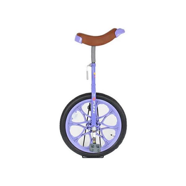 【仕様】●一輪車　18インチ　スタンド付き　●サイズ：18インチ　●セット内容：一輪車本体・スタンド　●カラー：パープル　●重量：約4．3kg　●サドル高：約710mm〜800mm　●適正身長：約125cm〜149cm　●約50kg　●備考...