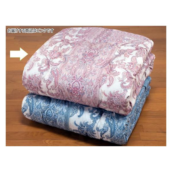 【商品説明】冬用の厚みのある布団よりも少し薄くて軽い合掛け。東洋紡の清潔な中わたで季節の変わり目を快適にすごせます。　側生地は滑らかな肌触りのピーチスキン加工　抗菌防臭加工、防ダニ加工　東洋紡フィルハーモニィ（Ｒ）：東洋紡の練り込み技術を応...