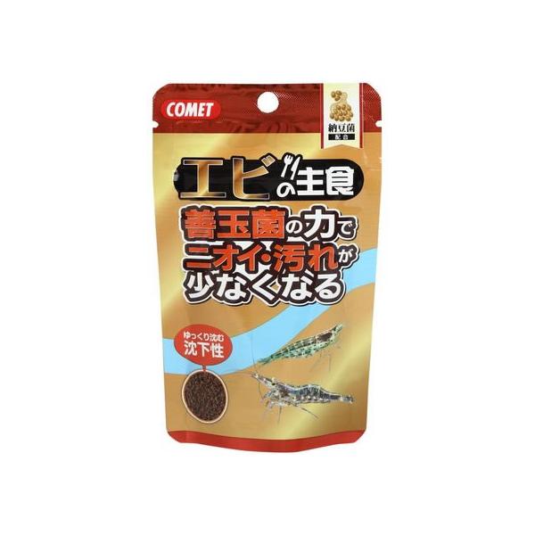 【商品説明】残りエサでは不足しがちな栄養を、しっかり補うエビ専用フードです。納豆菌（バチルス菌の一種）がエビの腸内で善玉菌を活性化させ、腸内細菌のバランスを整えてくれるプロバイオティクス効果！納豆菌により消化吸収を助け、排泄物の分解力も向上...