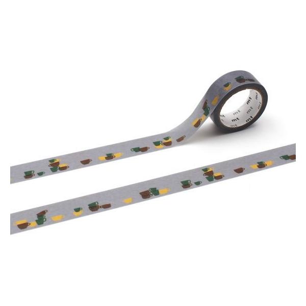 【商品説明】貼って剥がせるマスキングテープ。コーヒーフィルターの廃材をリサイクルしたテープ。テープの紙はコーヒーフィルターの廃材から再生された古紙を７０％使用しています。【仕様】●テープサイズ：幅１５ｍｍ×長さ５ｍ●注文単位：１巻