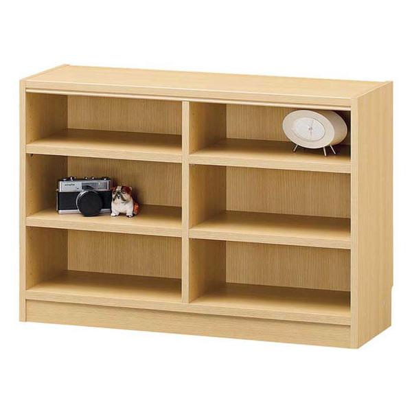 【商品説明】すべての棚板が移動可能。オリジナルの棚受け金具を使用しているので本体の広がりを抑えます。木口には、木の凸凹まで再現した３Ｄエンボス加工のテープを使用しています。巾木をよけ、壁にぴったりつけられます。【仕様】●外寸法：幅８７０×奥...