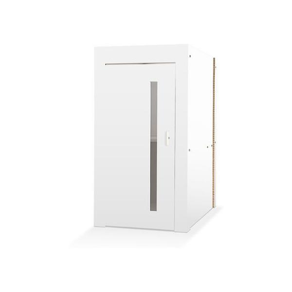 【仕様】●色：白／白●サイズ：幅８００×奥行１２００×高さ１４９０ｍｍ●内寸サイズ：７３６×１１６８×１４９０ｍｍ●天板サイズ：７３６×４５０ｍｍ●【材質】壁面・天板：リボード（紙資材）厚み１６ｍｍ／両面ラミネート加工（防汚）／【付属品】連...