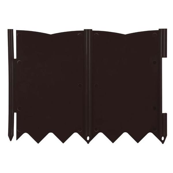 【商品説明】芝生の侵入止め・用土の流出防止に。　打ち込むだけの簡単設置。【仕様】●サイズ：幅２４×奥行１．３×高さ１７．５ｃｍ　●重量：９６ｇ　●材質：ポリプロピレン樹脂　●原産国：日本