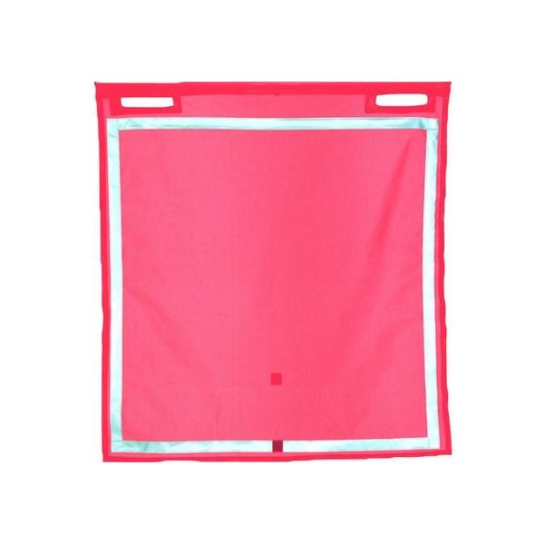 【商品説明】●メッシュ生地の為、警戒前方が見えるので安全に停止、誘導ができます。【仕様】●型番：6300000029　●色：蛍光オレンジ（反射材付）　●棒サイズ（mm）径×長さ：φ25×870　●縦（mm）：900　●横（mm）：900　●...