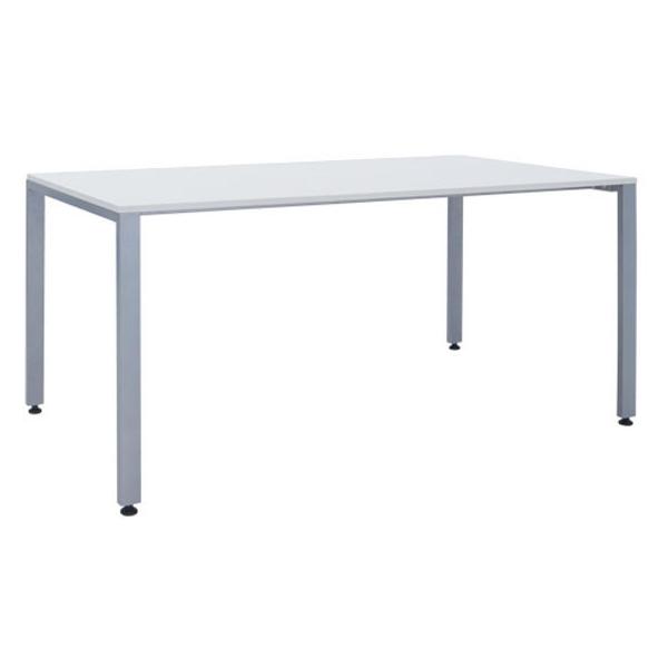 【商品説明】天板は１６ｍｍ厚。スクエアパイプでデザイン性にも優れています付属のアジャスターの、床に合わせた調整で、ガタつきを抑えます。【仕様】●外寸法：幅１５００×奥行７５０×高さ７００ｍｍ●天板厚さ：１６ｍｍ●材質：天板／（表面）メラミン...