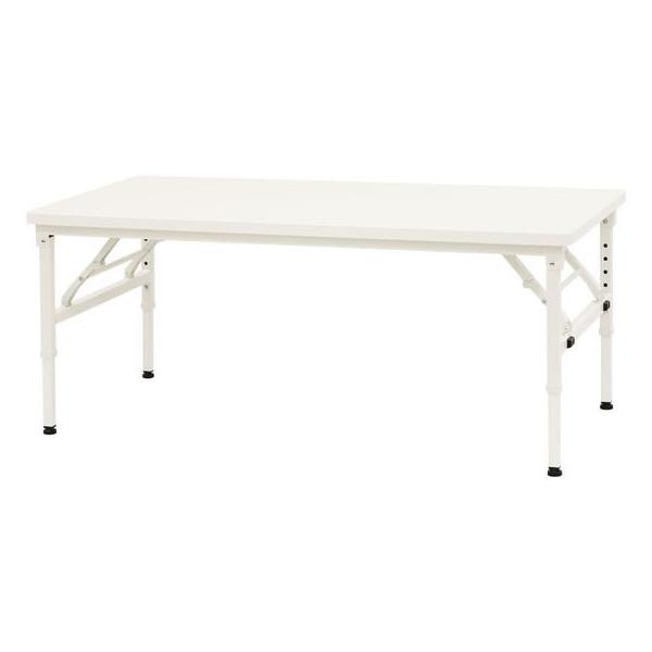 【商品説明】完成品でのお届け＆高さ調節は工具不要な簡単設計ですぐにお使いいただけます。　安全な角丸天板仕様で様々な人が使う環境でも安心です。　小さなお子様にも使いやすい高さ３５０ｍｍから座卓より少し高めな５００ｍｍまで昇降するので、保育園や...