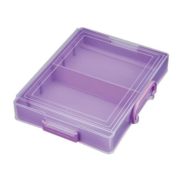 【商品説明】重ねて一段使い、二段使いができます。　持ちやすい形状の持ち手付。　仕切り板付。　スタッキング可能。　フタと本体の色が違うので、入れるものの仕分けができます。　（フタにＡ４サイズ、本体にＢ５サイズ）【仕様】●本体サイズ：縦３１５×...