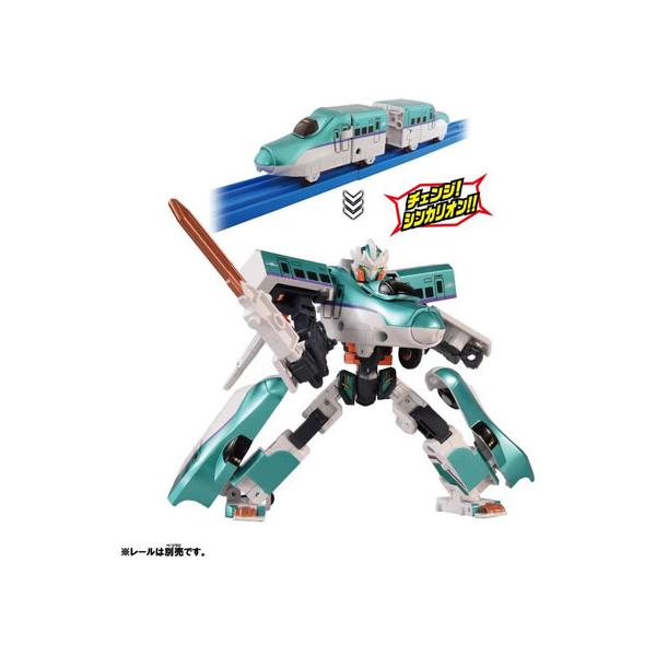 【商品説明】シンカリオンに変形！２両編成の新幹線からロボットに変形！　カッコイイ！ポージングが可能！進化した可動域により、劇中さながらのポージングやアクション再現が可能に！　さらに、シンカリオン同士を合体させる「リンク合体」機構も搭載。　別...