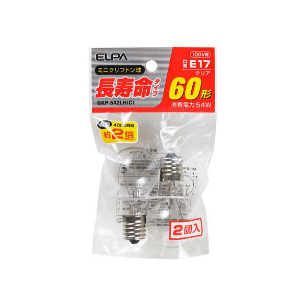 価格.com - 朝日電器 エルパ 長寿命ミニクリプトン球 GKP-542LH (C) (電球・蛍光灯) 価格比較